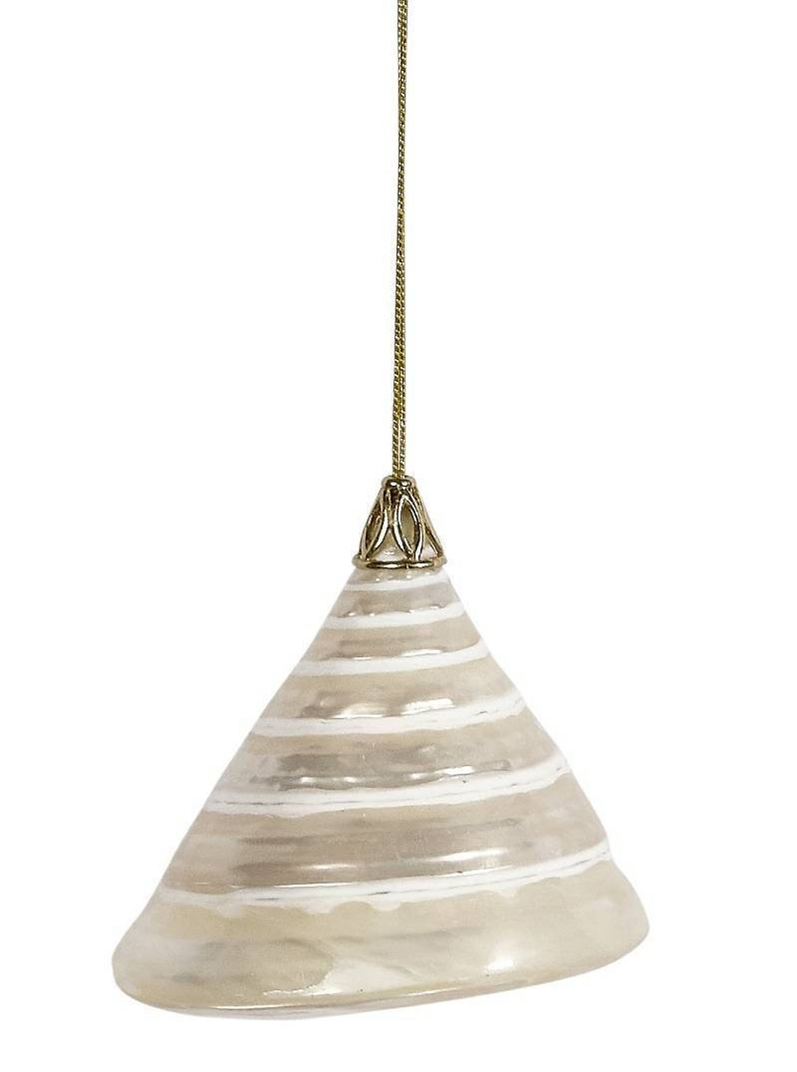 Pearlized Trocha Seashell Christmas Ornament Shell Christmas - Etsy