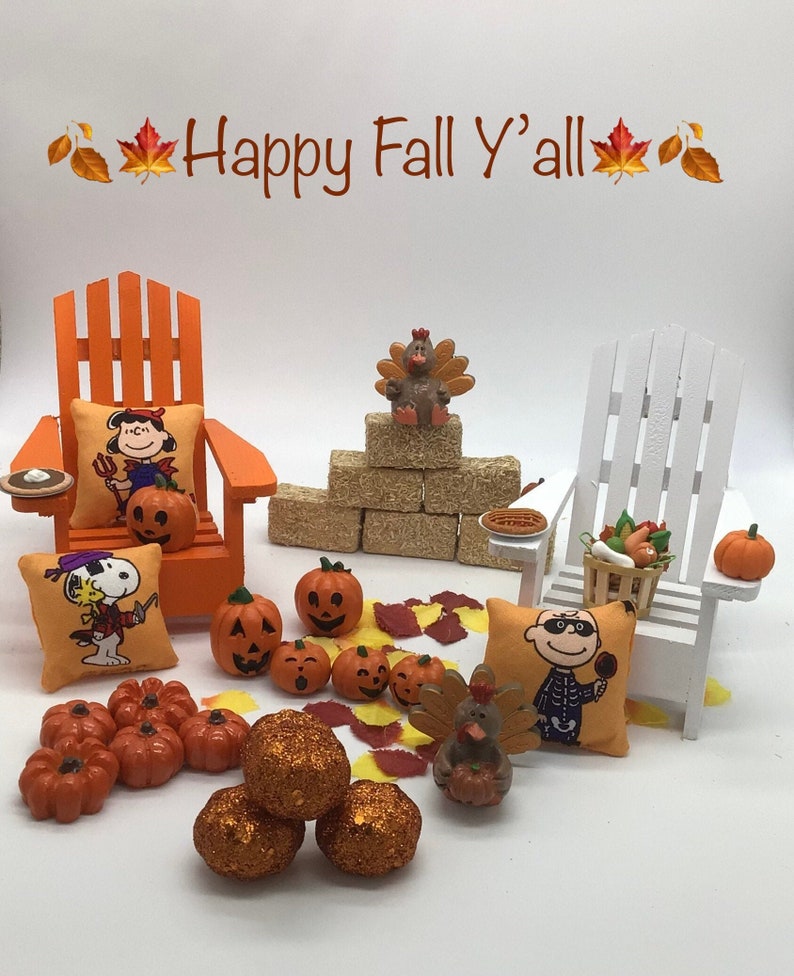 Harvest Dollhouse Miniatures I Fall Minis 1:12 Scale Fall - Etsy