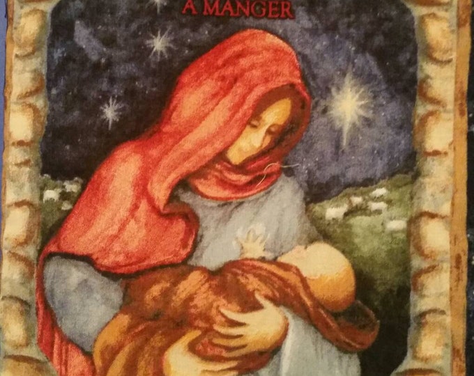 He Was Born in a Manger Fabric Book, Fabric Book, Children's Book ...