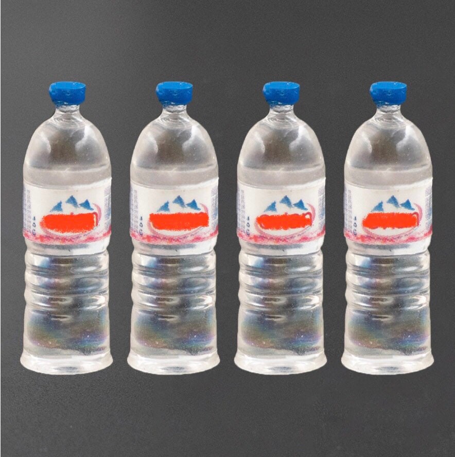 4 Pcs. Dollhouse Water I Miniature Doll Drinks I Miniature - Etsy