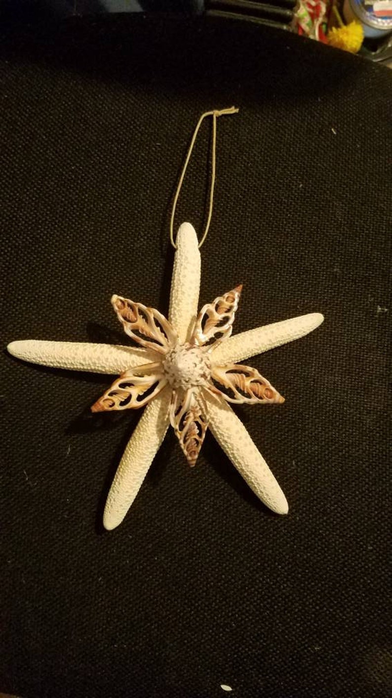 Starfish Ornament Unique Starfish Seashells and Starfish - Etsy