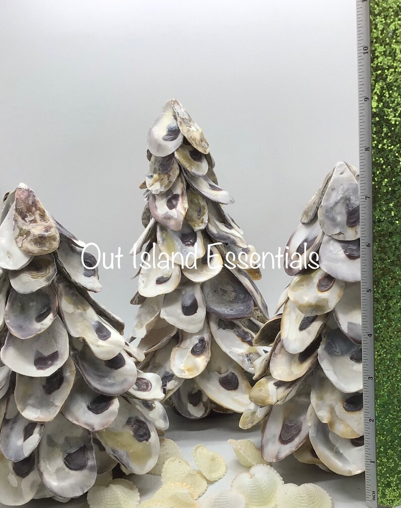 Oyster Shell Tree I Seashell Christmas Tree I Coastal - Etsy