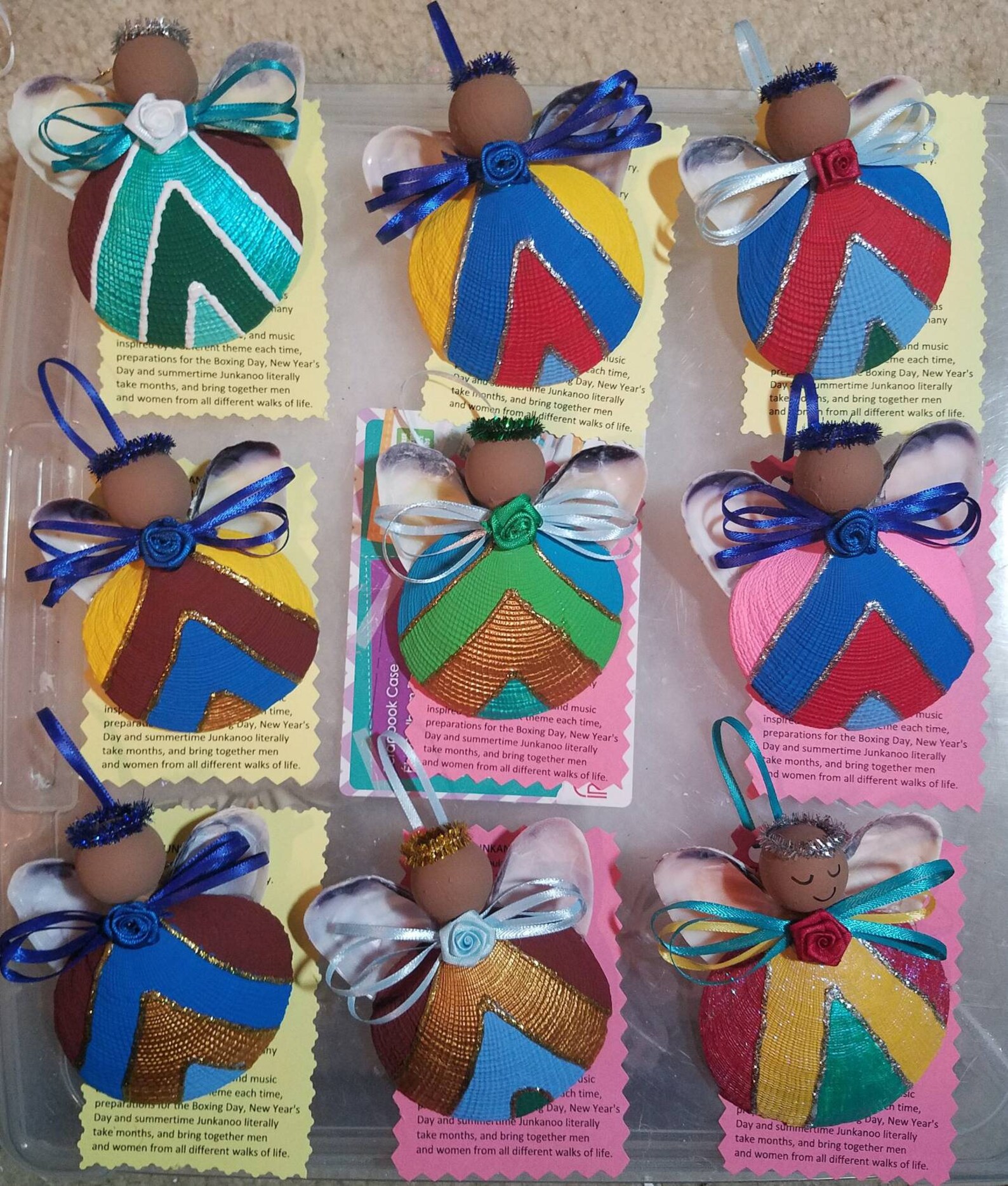 Bahamas Junkanoo Angel Junkanoo Seashell Angel Shell Angel - Etsy