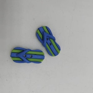 One Pair Dollhouse Miniature Flip Flops I Miniature Doll Shoes I ...
