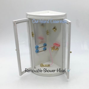 Miniature Shower Stall I Miniature Bathroom I Miniature Bathroom Shower ...