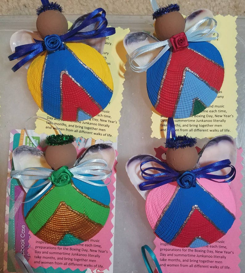 Bahamas Junkanoo Angel Junkanoo Seashell Angel Shell Angel - Etsy