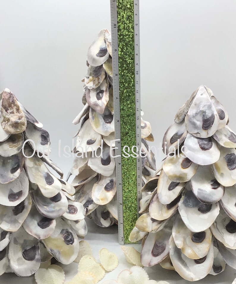 Oyster Shell Tree I Seashell Christmas Tree I Coastal - Etsy
