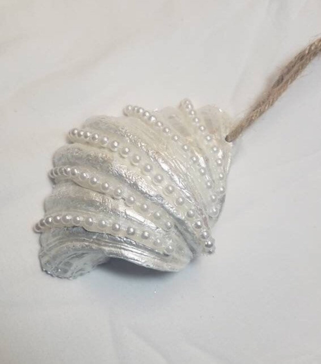 Bear Claw Shell Ornament, Faux Seashell Ornament, Bearclaw Ornament ...