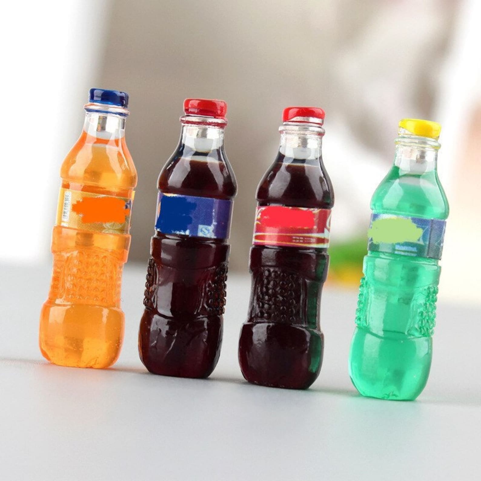 4 Pcs. Dollhouse Soda I Miniature Doll Drinks I Miniature Dollhouse ...