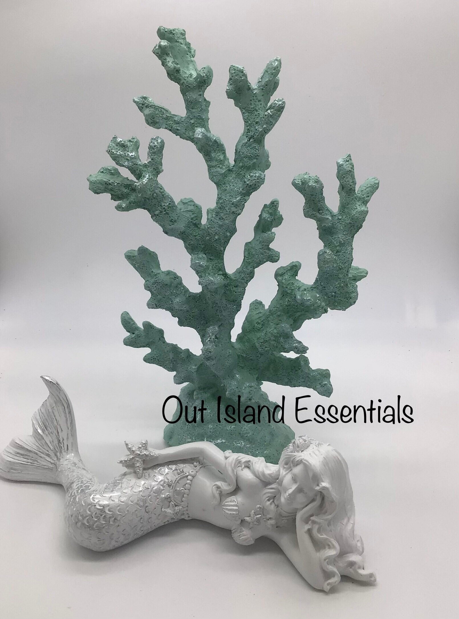 Side Laying Mermaid Statue | Mermaid Decoration | Daydreaming Mermaid ...