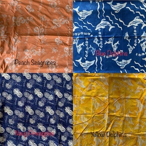 Androsia Fabric I Bahamian Androsia I Hand Dyed Batik Fabric I Batik ...