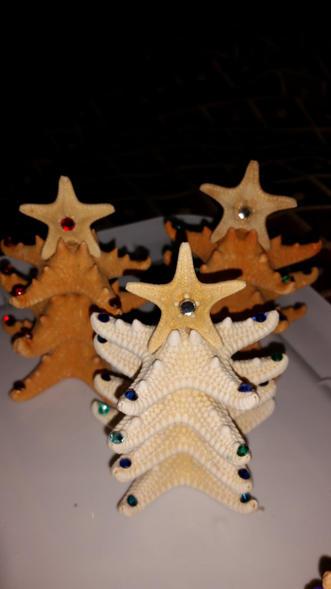 Starfish Christmas Tree Decoration Rhinestone Starfish - Etsy