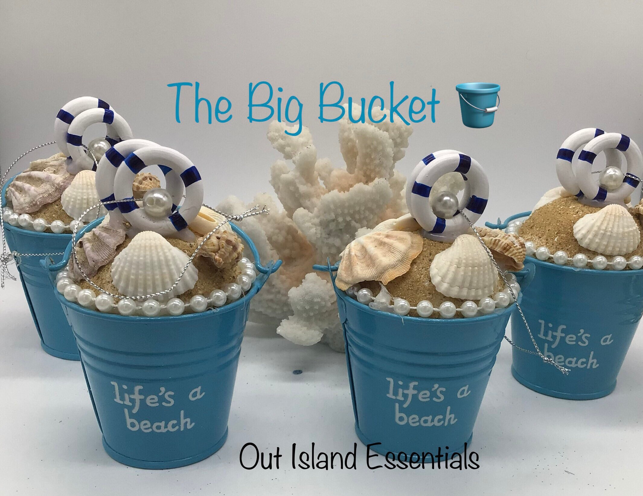 Biggie Beach Bucket Ornament I Coastal Christmas Ornament I - Etsy