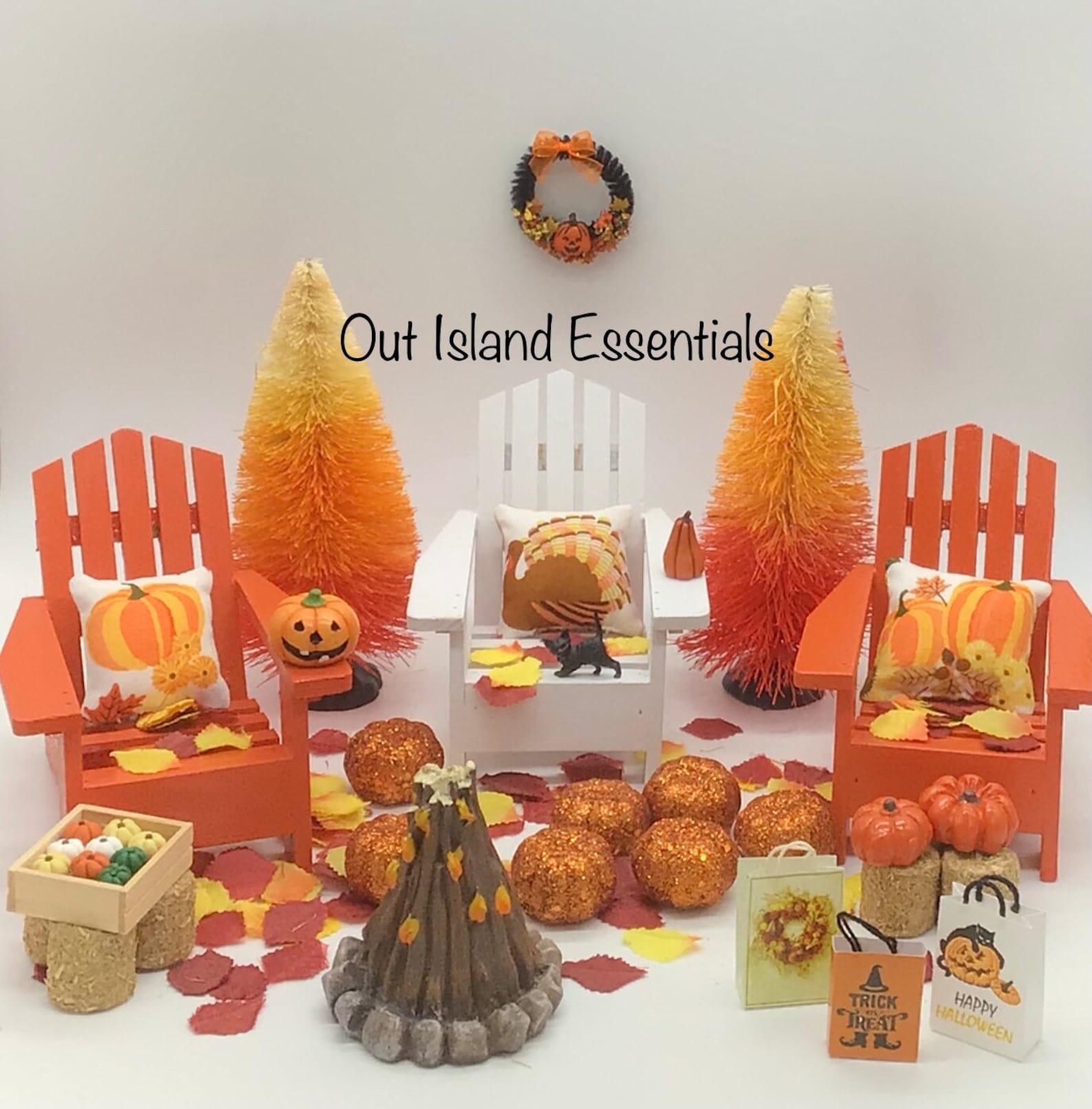 Dollhouse Miniature Fall Decor I Miniature Dollhouse Fall and Autumn I ...
