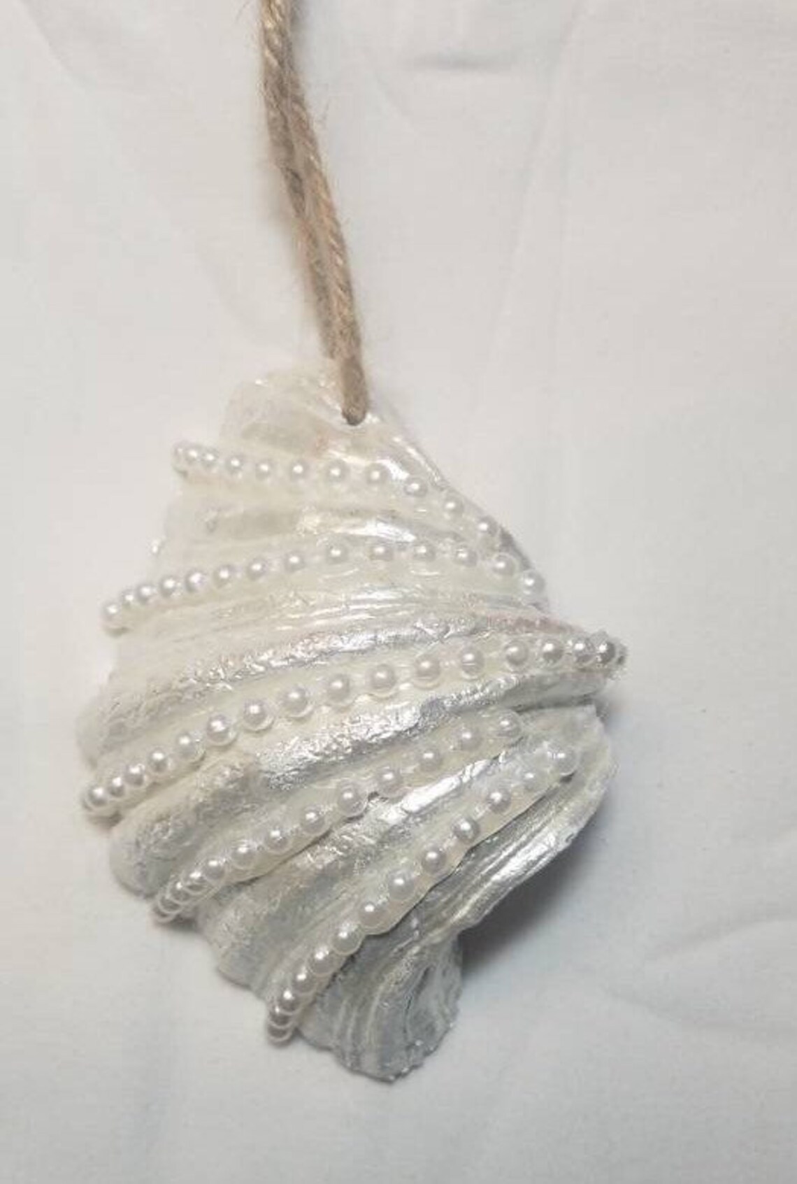 Bear Claw Shell Ornament, Faux Seashell Ornament, Bearclaw Ornament ...