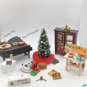 Miniature Dollhouse Christmas I Assorted Miniature Christmas ...