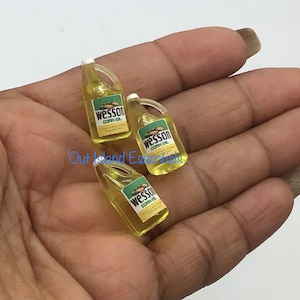 Miniature Bottle of Cooking Oil I Miniature Cooking Oil I 1:12 Scale ...