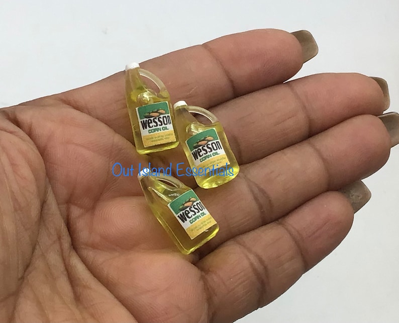 Miniature Bottle of Cooking Oil I Miniature Cooking Oil I 1:12 - Etsy