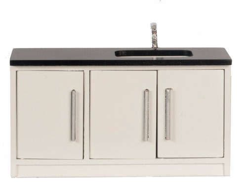 Miniature Kitchen Counter With Cupboards I Dollhouse Miniature - Etsy