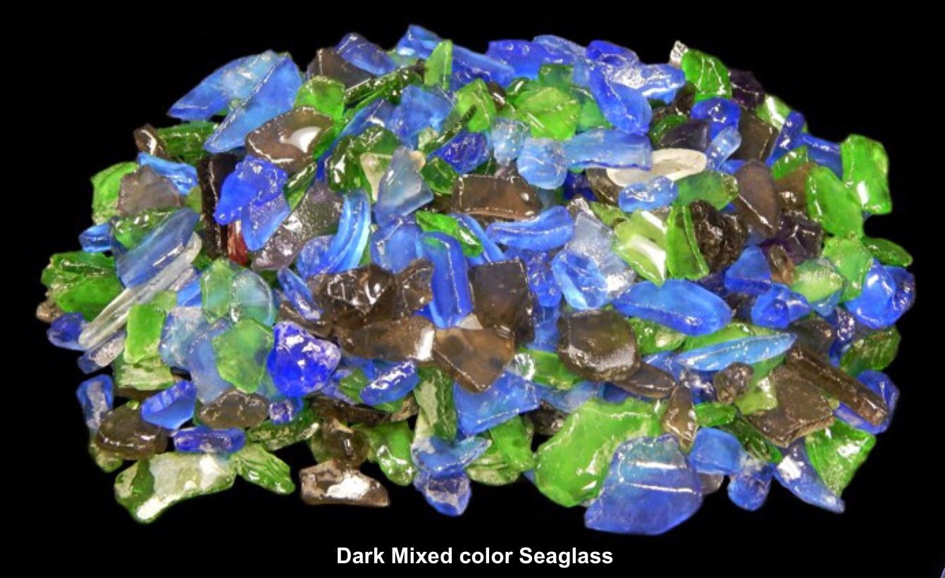 Sea Glass | Tumbled Glass | Frosted Craft Sea Glass | DIY Crafts | 8 Oz ...