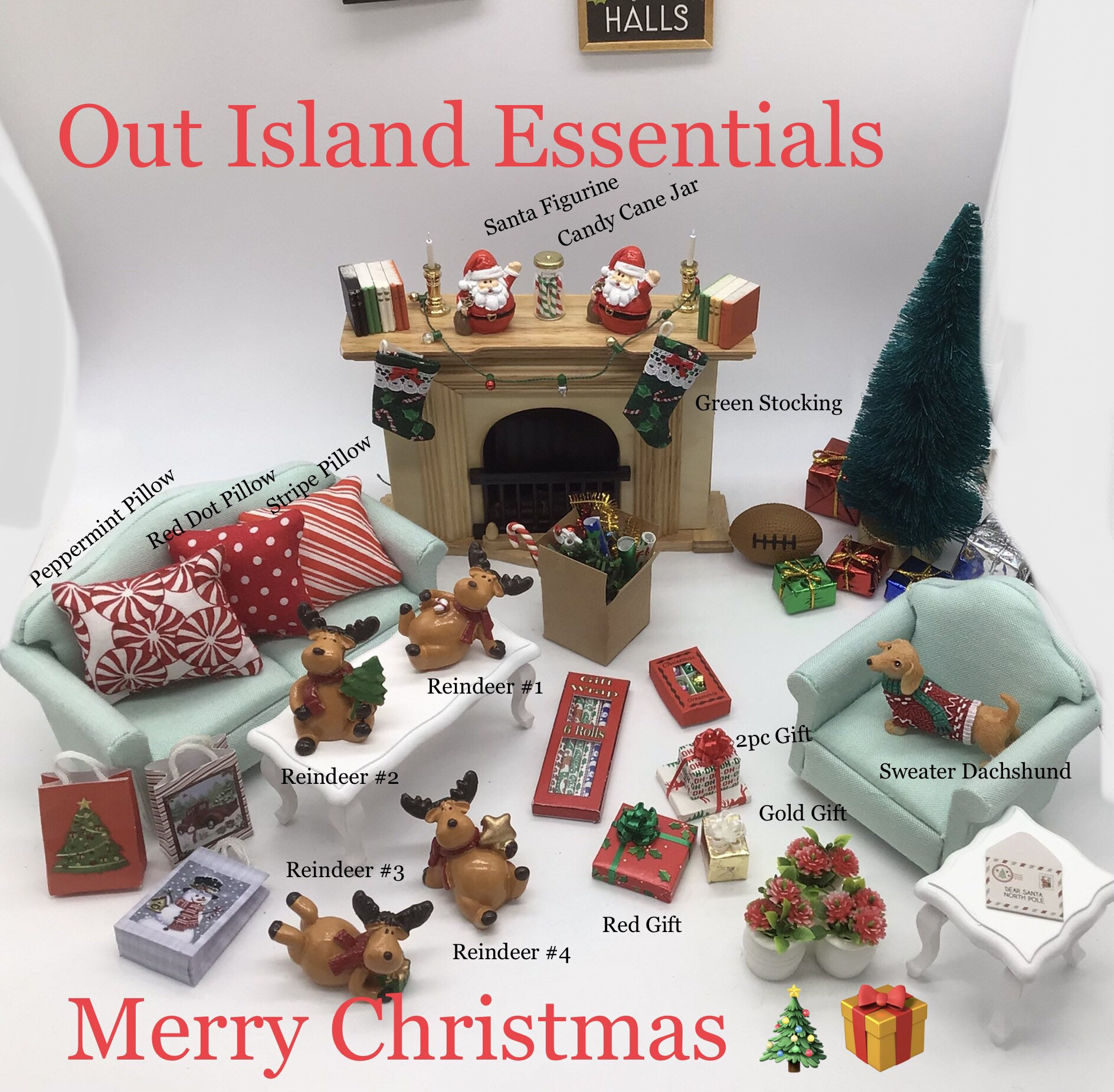Miniature Dollhouse Christmas I Assorted Miniature Christmas - Etsy