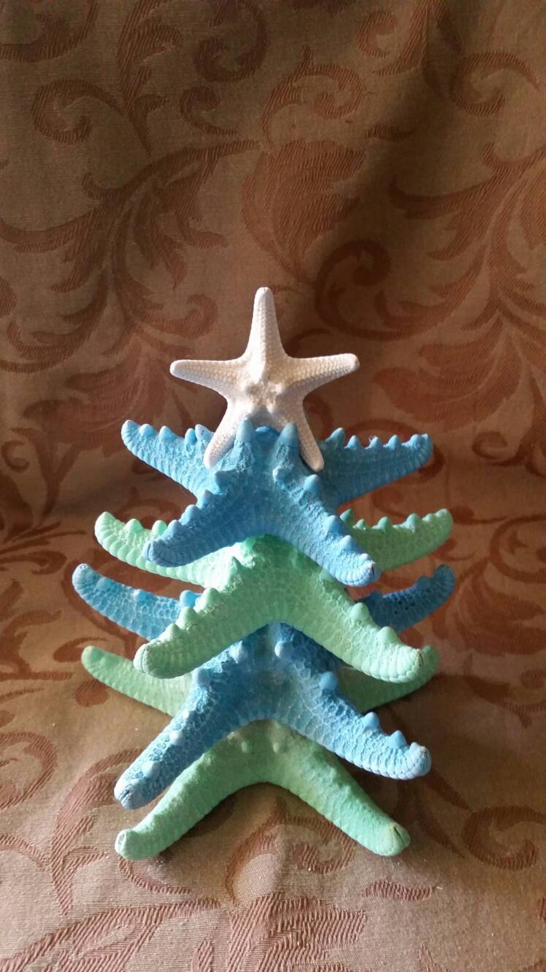 Starfish Christmas Tree Decoration, Rhinestone Starfish Christmas Tree ...