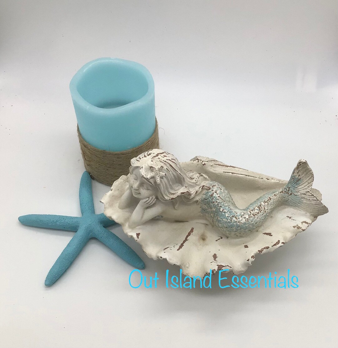 Mermaid in A Clam | Mermaid Decoration | Daydreaming Mermaid | Relaxing ...