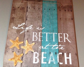 Coastal Bulletin Board - Etsy