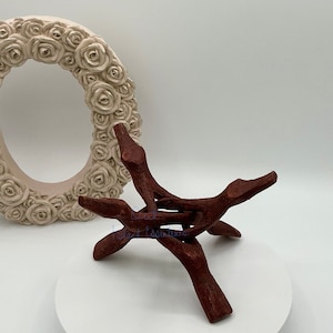 Large Wood Display Stand I Large Wooden Display Stand I Conch Shell ...