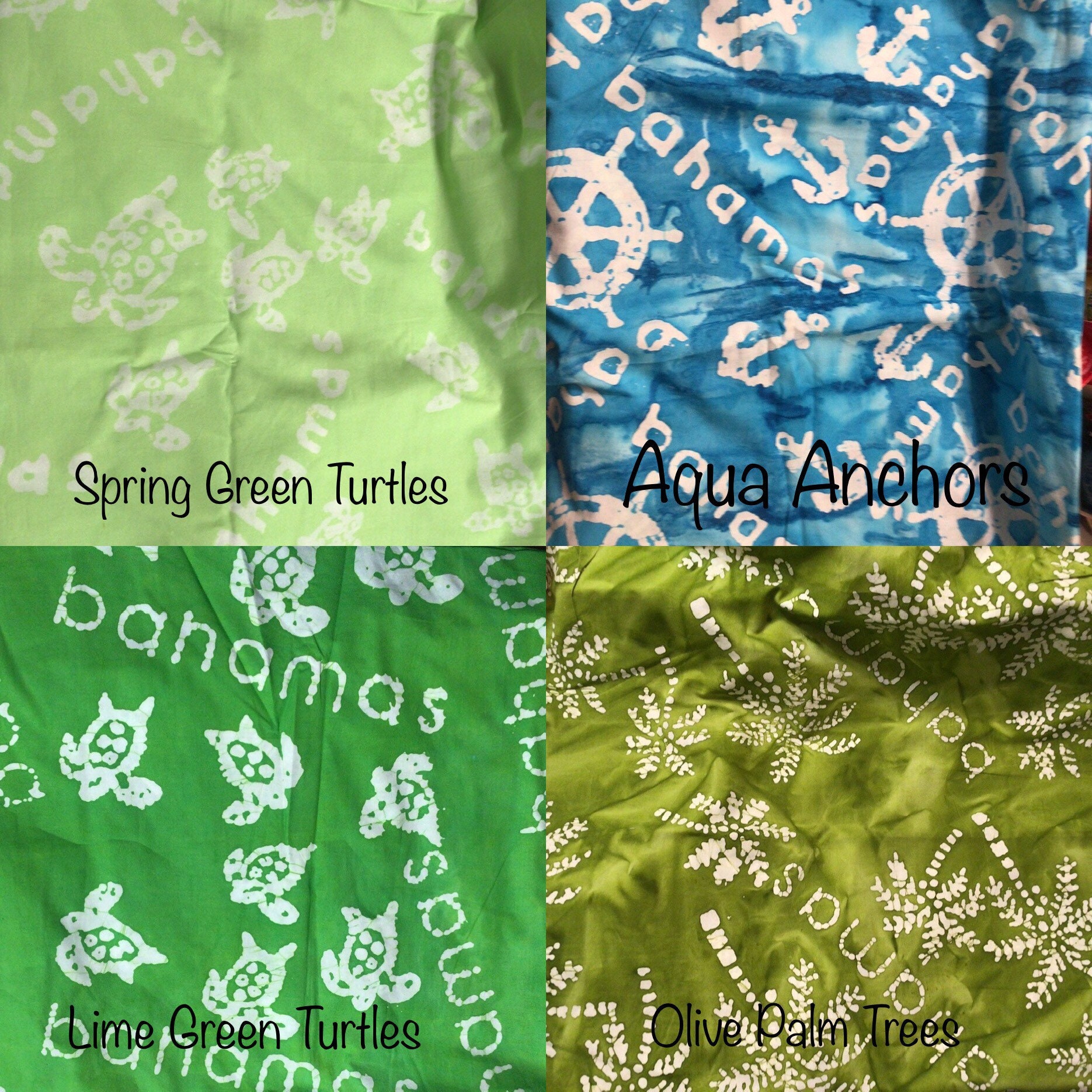 Androsia Fabric I Bahamian Androsia I Hand Dyed Batik Fabric I Batik ...