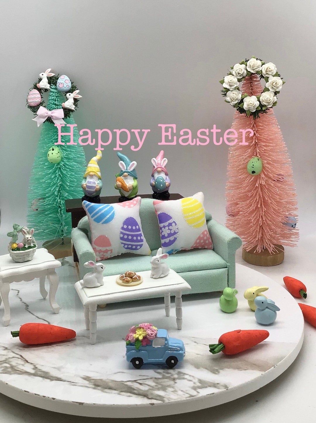 MORE Happy Miniature Easter | Miniature Easter Basket I Miniature Doll ...