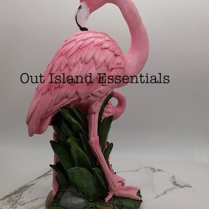 Mommy Flamingo and Flaminglet Statue I Flamingo Family I Pink Flamingo ...