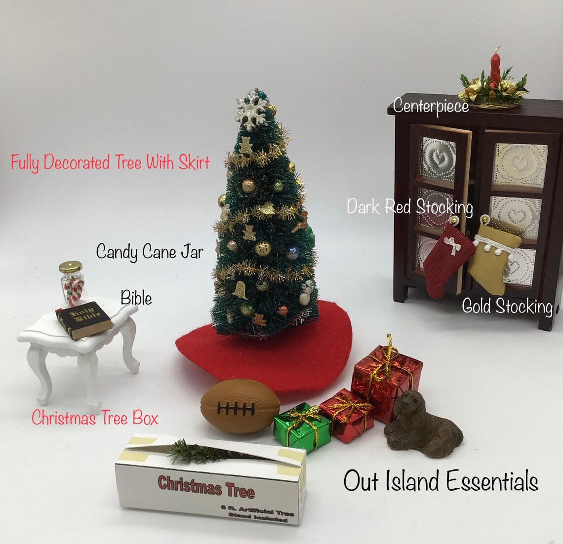 Miniature Dollhouse Christmas I Assorted Miniature Christmas ...