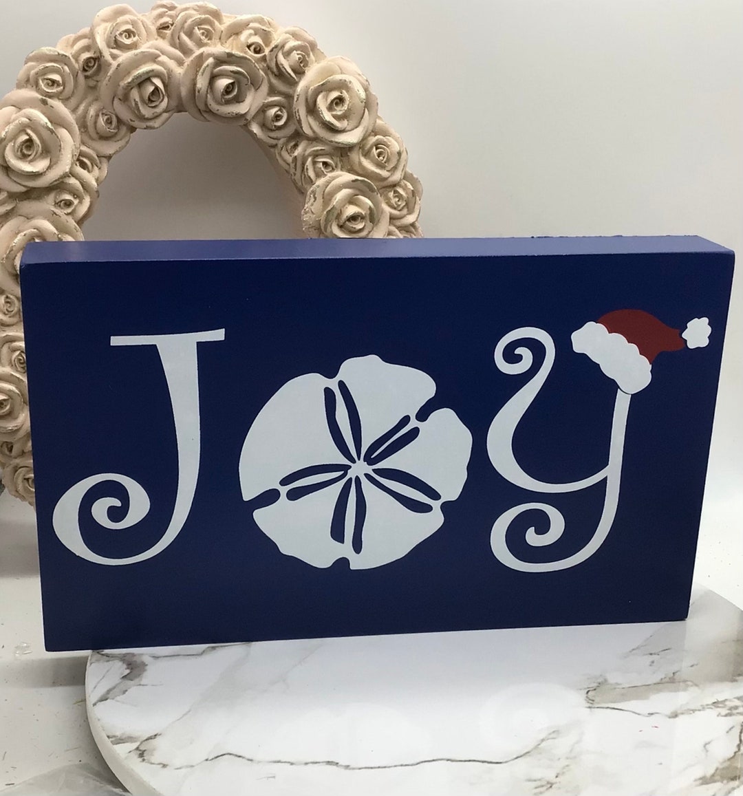 Coastal Noel Sign I Coastal Christmas Decor Sign I Beachy Christmas ...