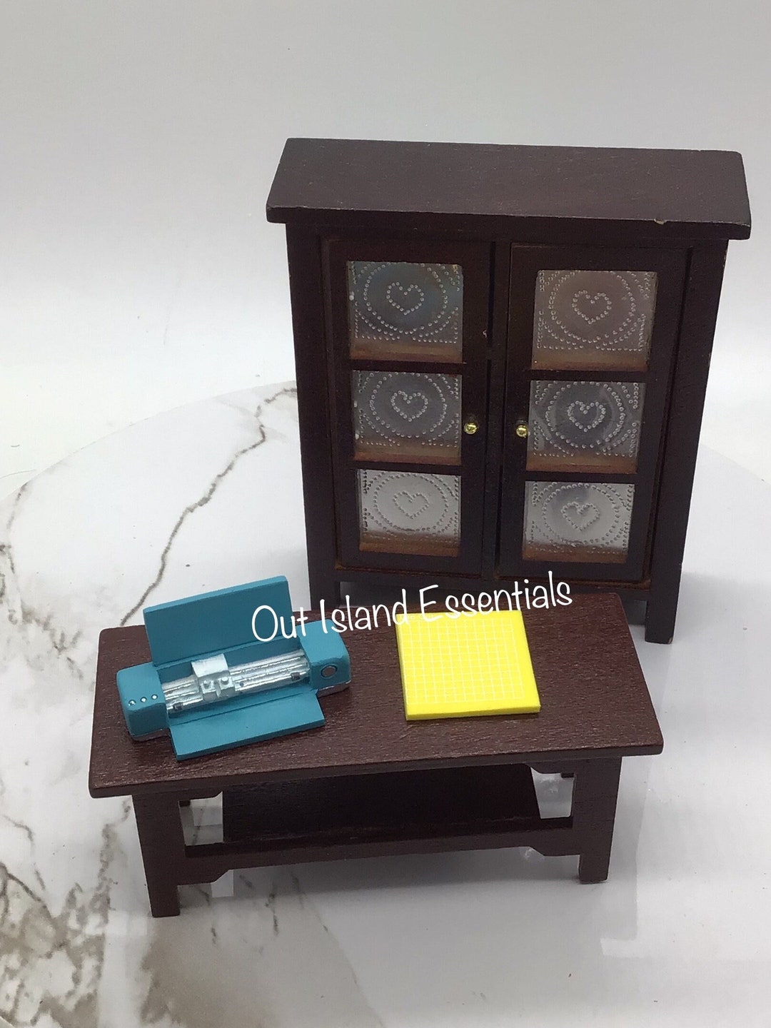 Miniature Diecut Machine and Mat I Dollhouse Miniature Cricut Machine I ...