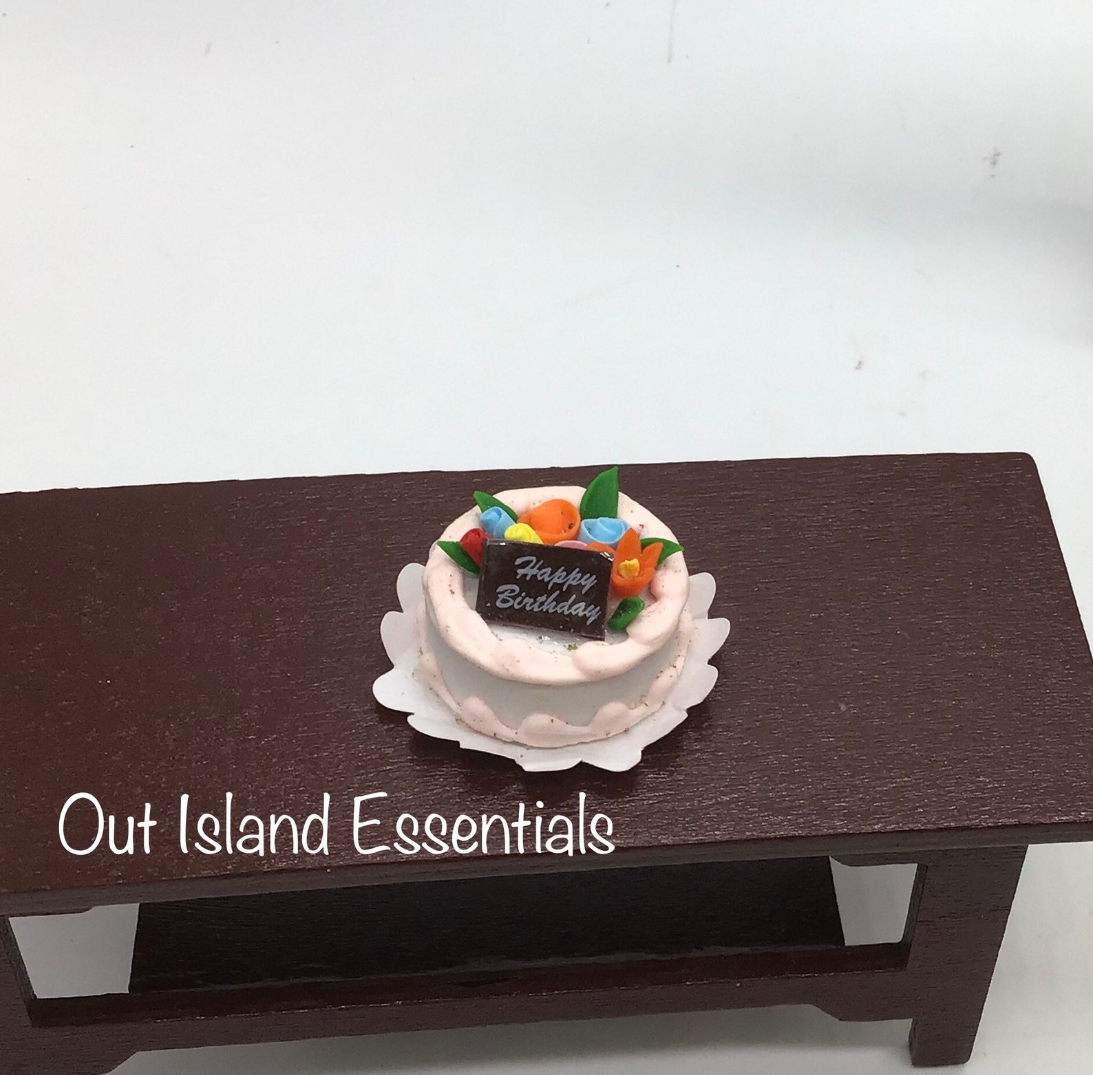 Miniature Birthday Cake I Miniature Doll Cake I Miniature Dollhouse ...
