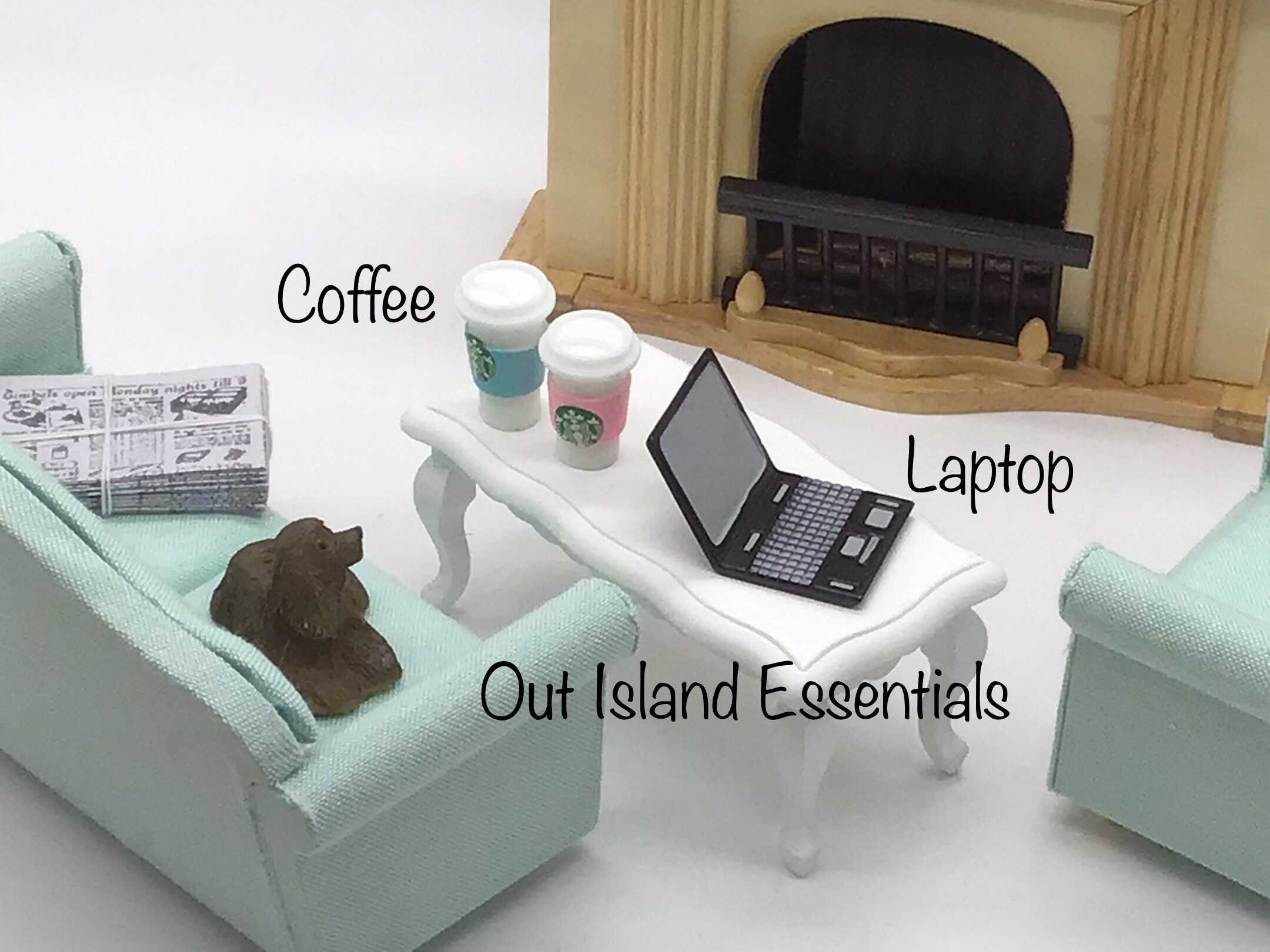 Dollhouse Miniature I Miniature Electronics I Miniature Home Office I 1 ...