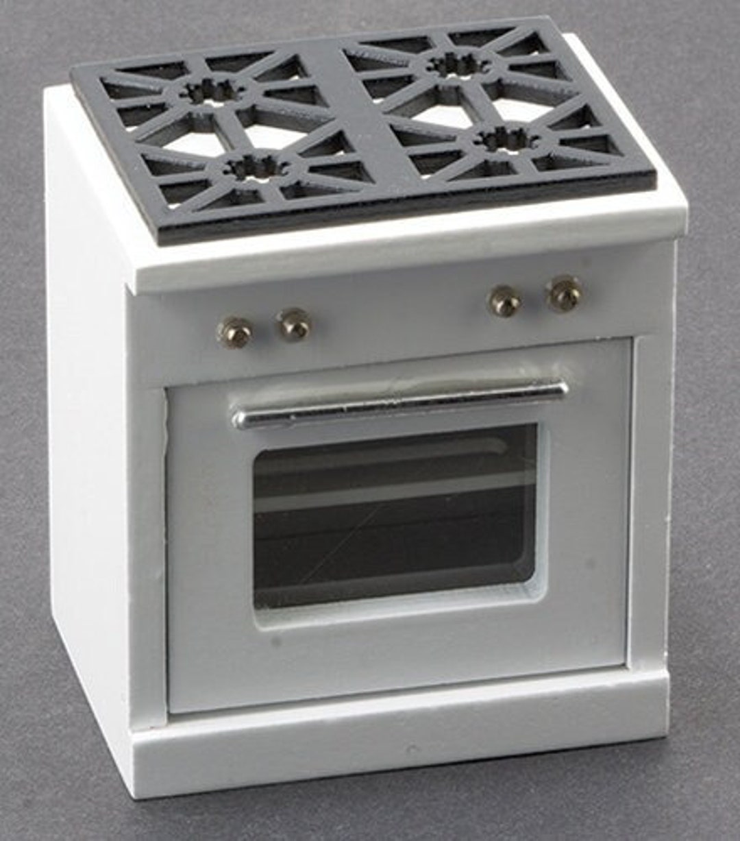 Miniature Modern Stove I Dollhouse Miniature White Stove With Oven I ...