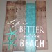Beach Sign Bulletin Board Note Board Outdoor Decor Coastal - Etsy