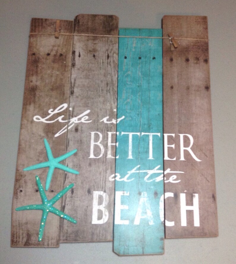 Beach Sign Bulletin Board Note Board Outdoor Decor Coastal - Etsy