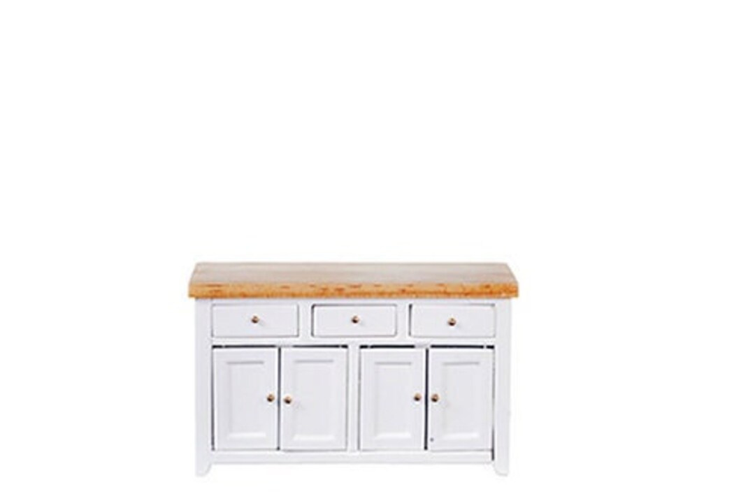 Miniature Kitchen Counter With Drawers I Dollhouse Miniature Decor I ...