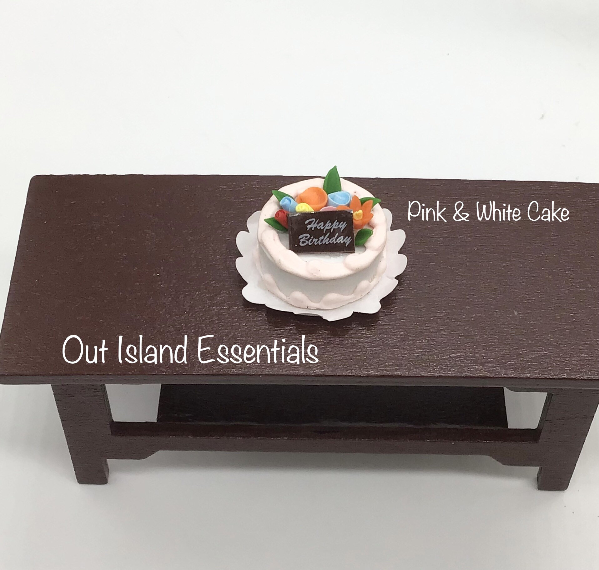 Miniature Birthday Cake I Miniature Doll Cake I Miniature Dollhouse ...