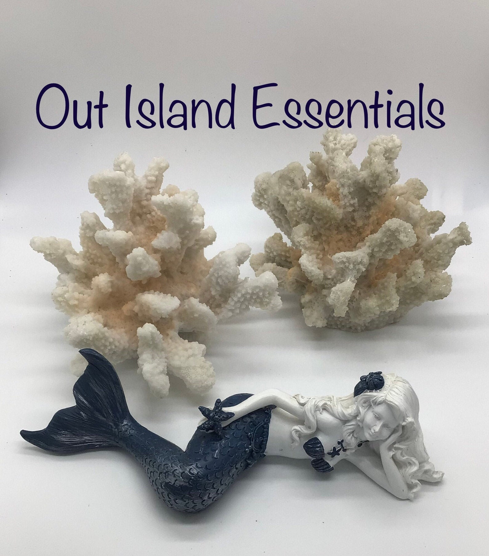 Side Laying Mermaid Statue | Mermaid Decoration | Daydreaming Mermaid ...