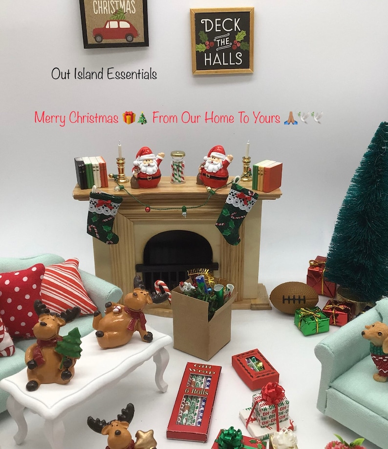 Miniature Dollhouse Christmas I Assorted Miniature Christmas - Etsy