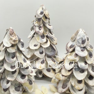 Oyster Shell Tree I Seashell Christmas Tree I Coastal Christmas Tree I ...