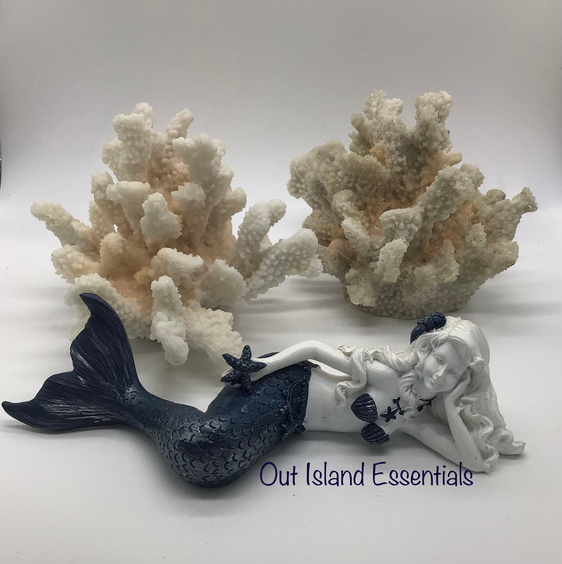 Side Laying Mermaid Statue Mermaid Decoration Daydreaming - Etsy