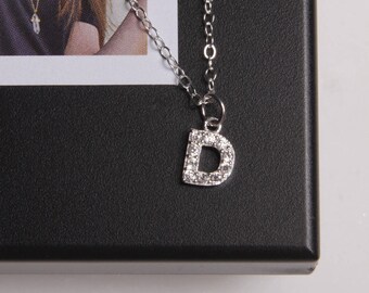 Letter d necklace | Etsy