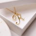 R Initial Necklace Cursive r Initial Gift - Etsy