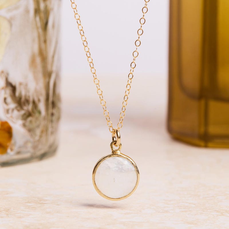 June Birthstone Necklace - Etsy