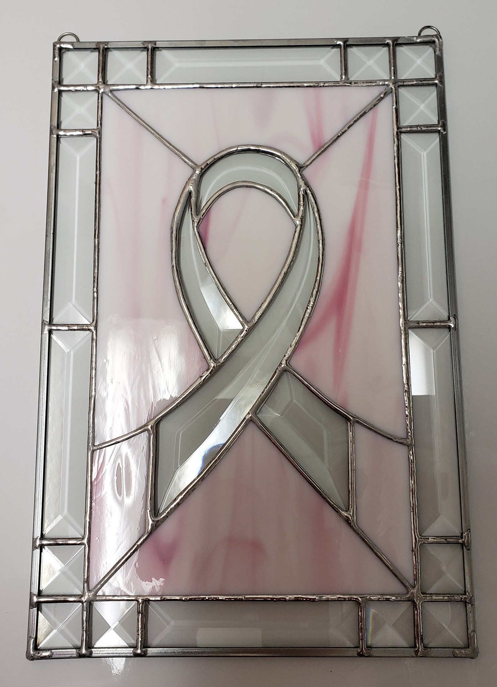 Stained Glass Breast Cancer Awareness Panel - Etsy